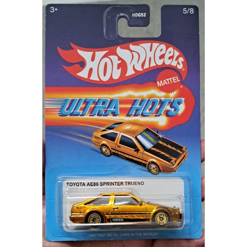 Hot Wheels Toyota AE86 Sprinter Trueno Ultra Hots Hot Item Gold ...