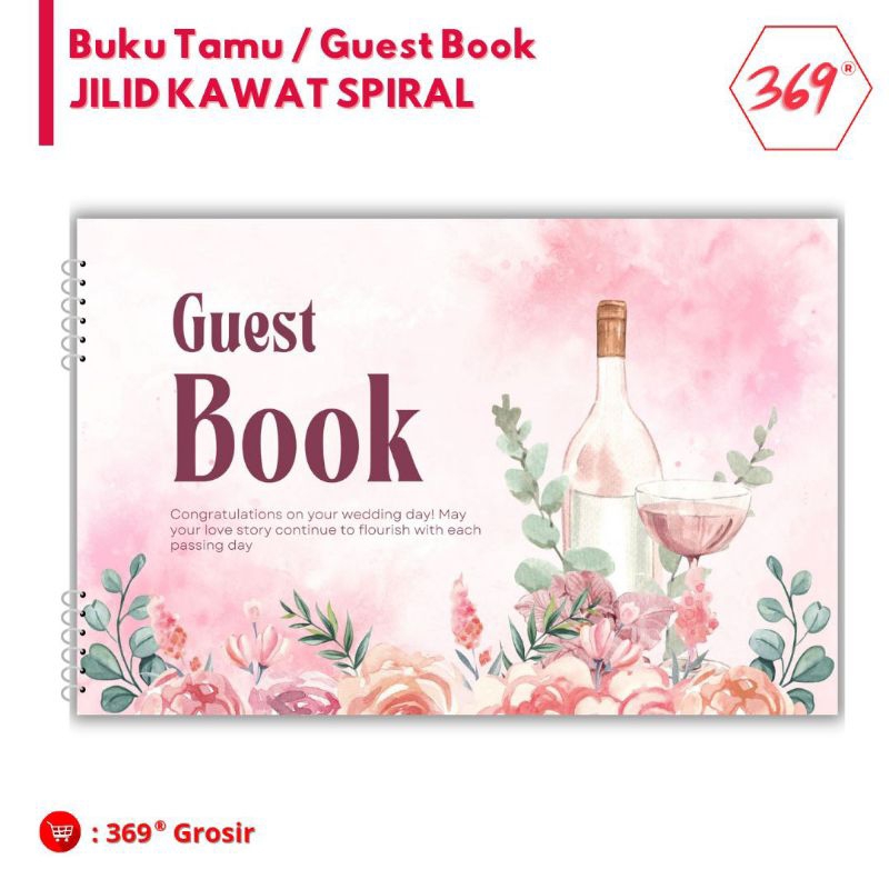 Spiral WIRE VOLUME Wedding Party Guest List Book | Guest Book | Guest ...