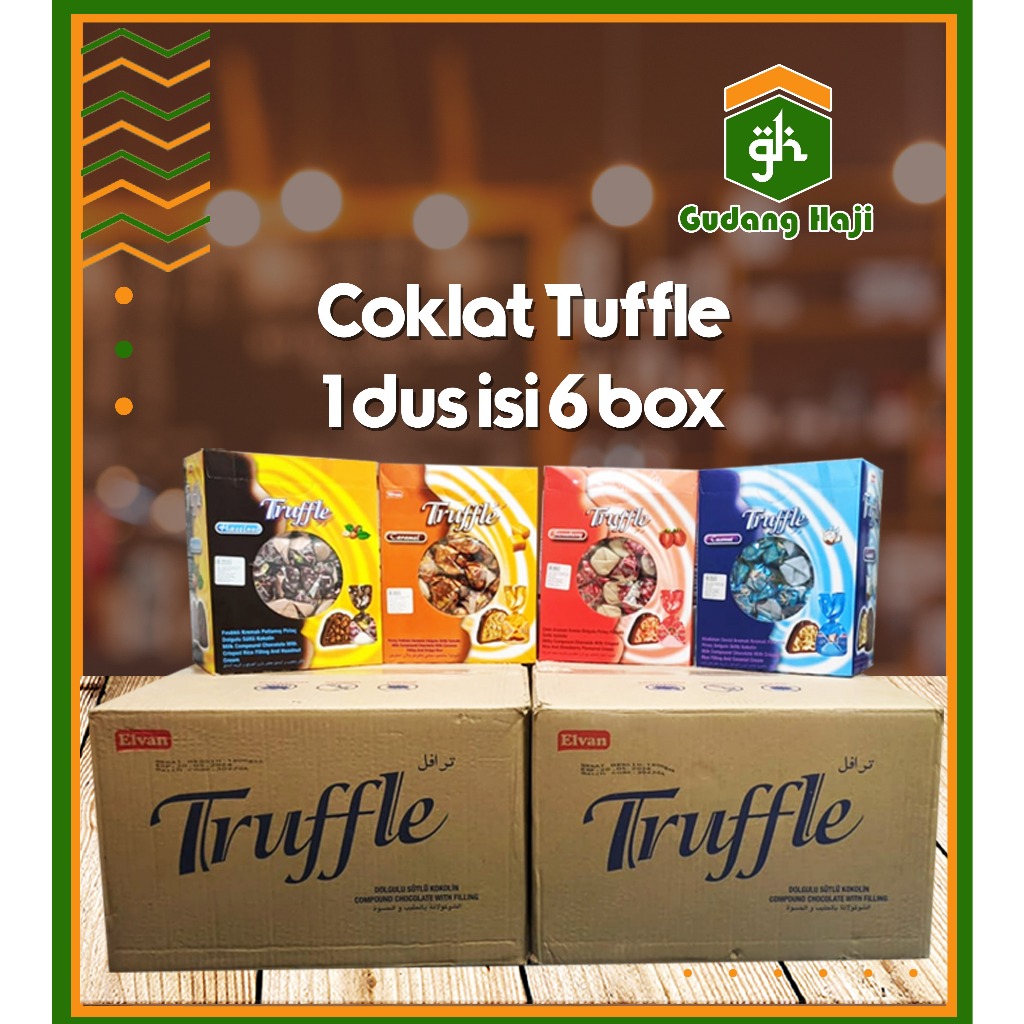 Arabic Chocolate Truffle 1,8kg/Chocolate Truffle 1 box/Arabic Chocolate ...