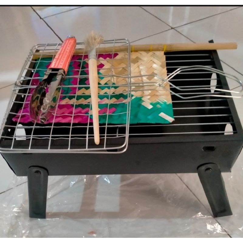 Tools for grilling, portable charcoal satay, multi-purpose grill, a set ...