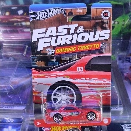 Hotwheels Mazda Rx7 Rx-7 Dominic Toretto Fast and furry 2024 | Shopee ...