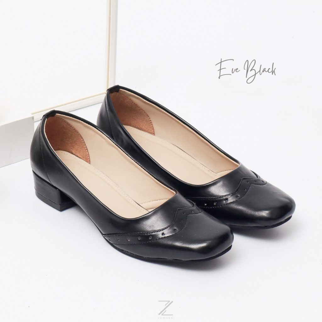 Zemora Eve Women's Loafers Women's Heeled Shoes 3 cm Heel | Shopee ...