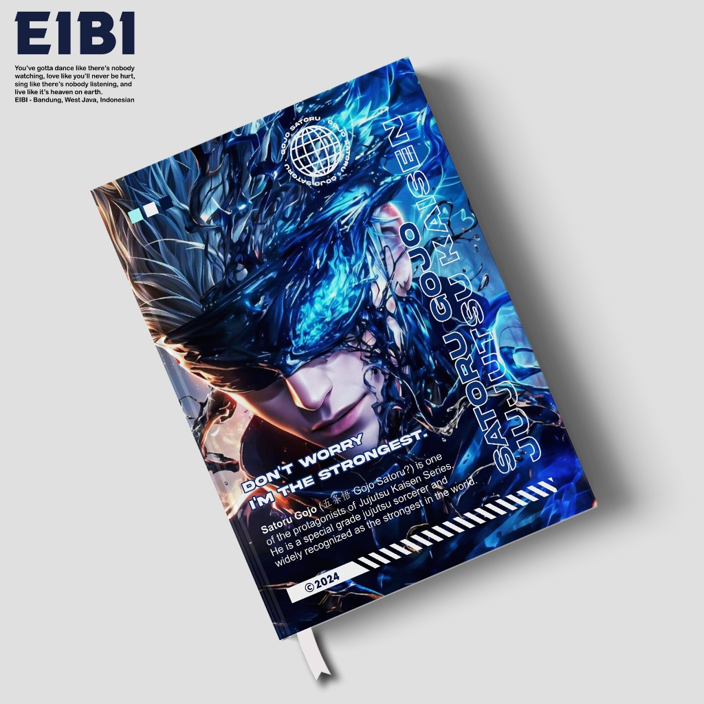 Eibibook Notebook Hardcover Gojo Satoru Jujutsu Kaisen Series 02 ...