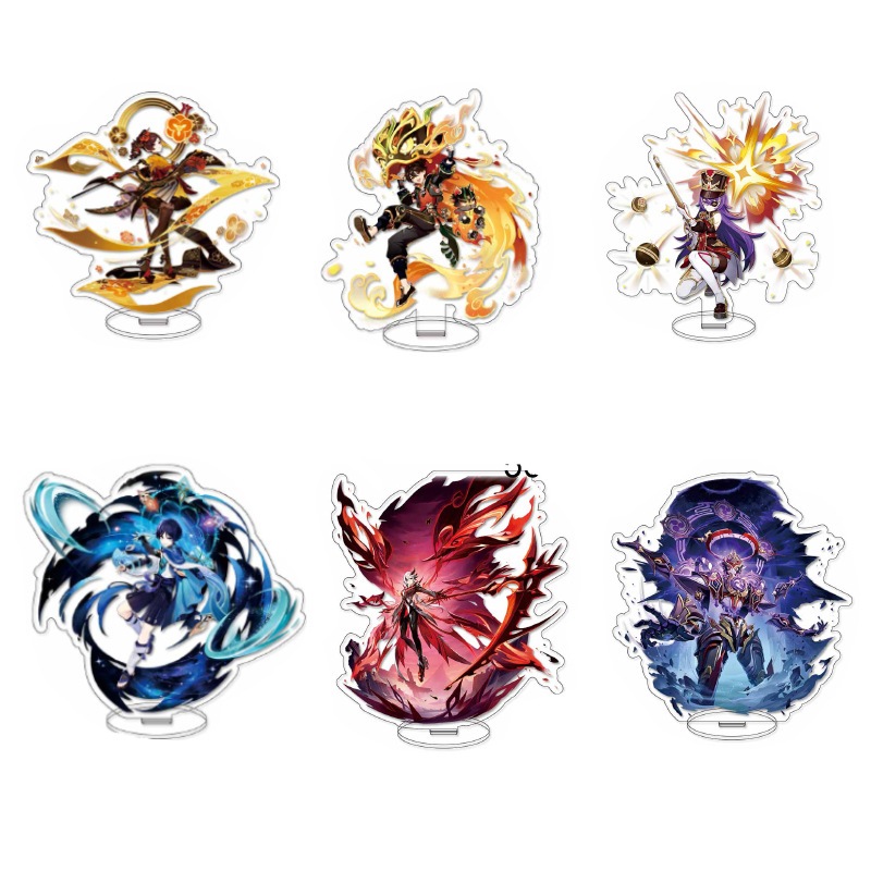Standee Genshin Impact Acrylic Stand Large 15cm Clear Acrylic ...