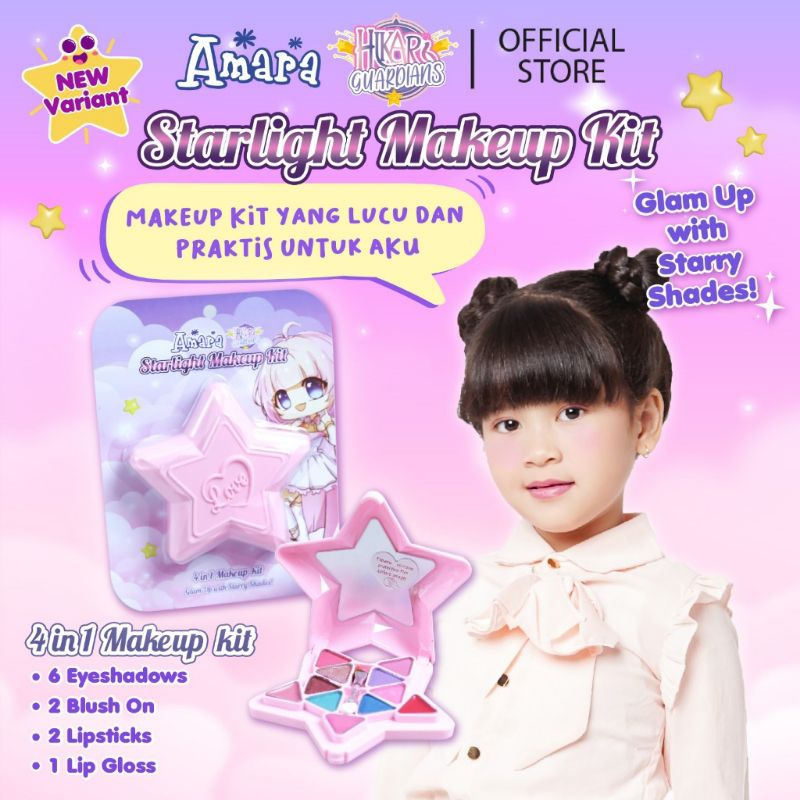 Amara Starlight Makeup Kit - BPOM Safe Children's Makeup | Shopee Singapore