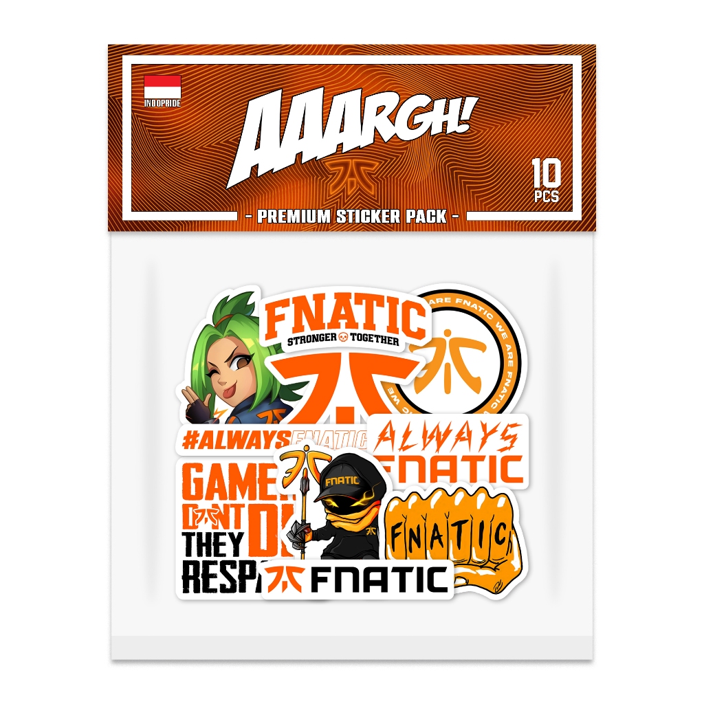 Fnatic Sticker Pack vol. 1 (Always Fnatic Edition) | Shopee Singapore