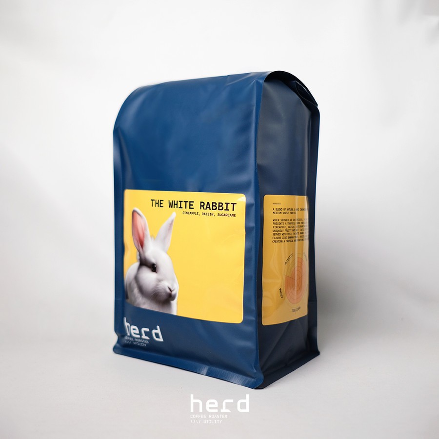 The White Rabbit Espresso Roast Coffee Beans 1 KG Specialty Arabica ...
