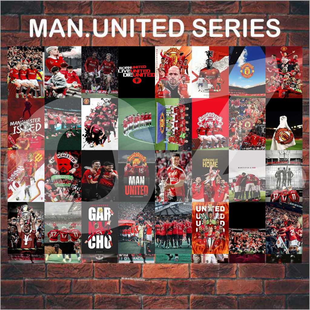Aesthetic Wall POSTER/MAN.UNITED POSTER/MU POSTER/Ball POSTER/32 Sheet ...