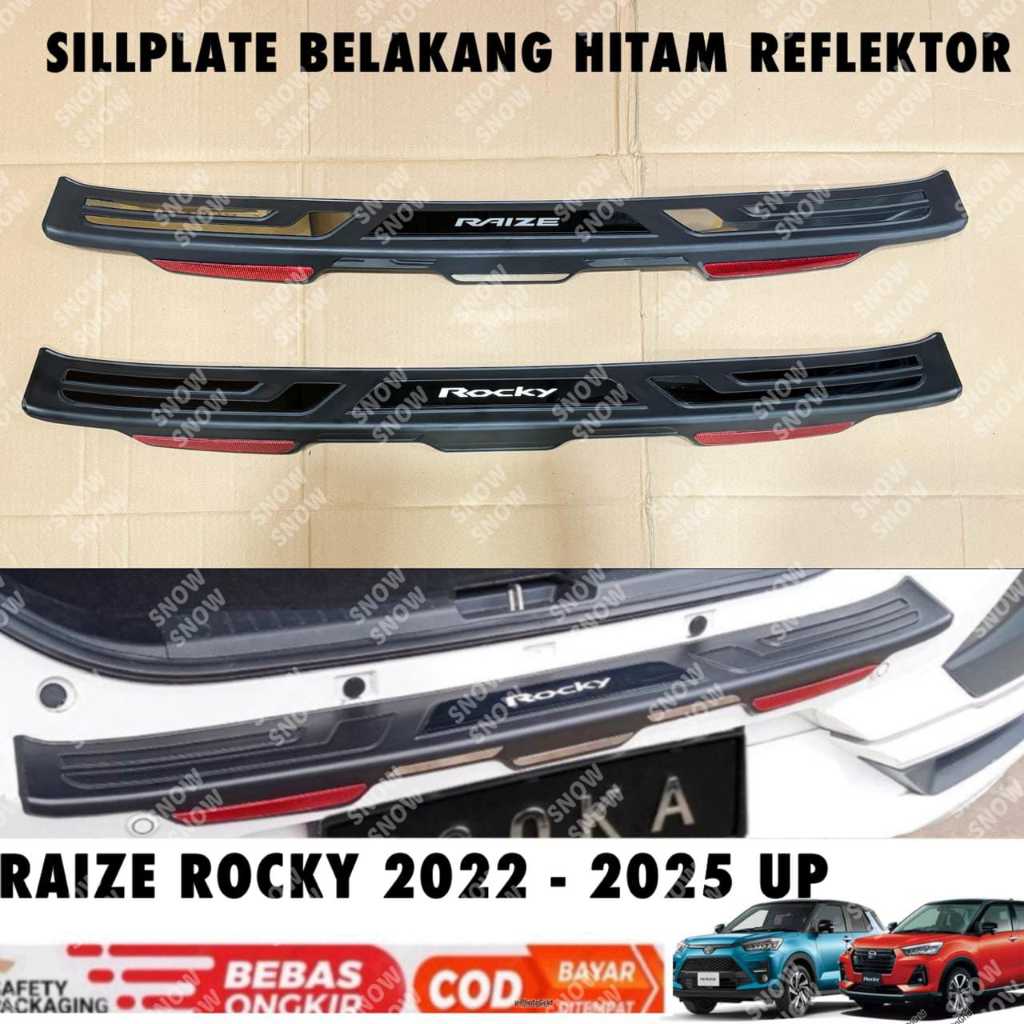 Rear Sillplate Toyota Raize Daihatsu Rocky 2021 2022 2023 2024 2025 UP ...