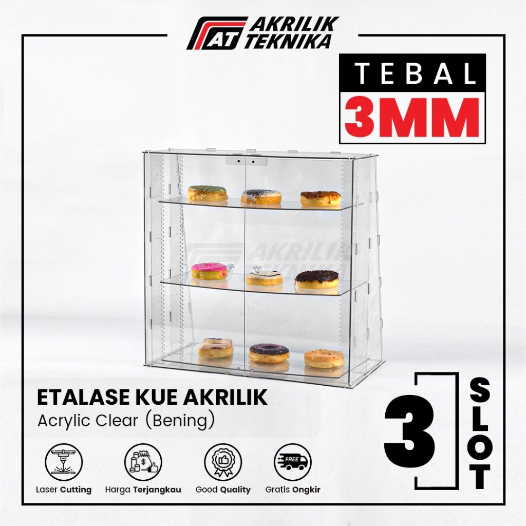 Acrylic Food Storage Bread Cake Shop Display Case | Shopee Singapore
