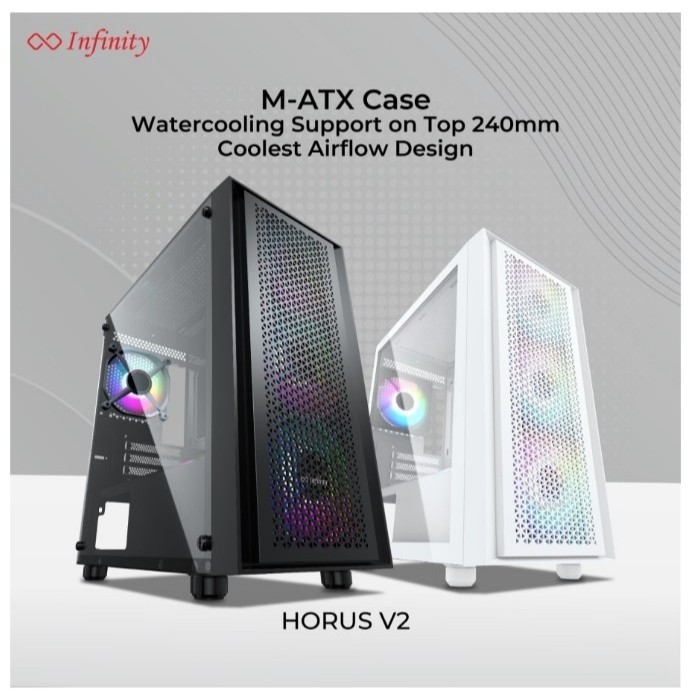 Infinity HORUS V2 - mATX Gaming Case | Shopee Singapore