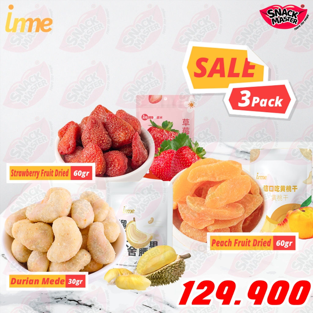 [Package 3] Snack MASTER INMEI Fruit Dried Snack Dry Food I Mix Fruit ...
