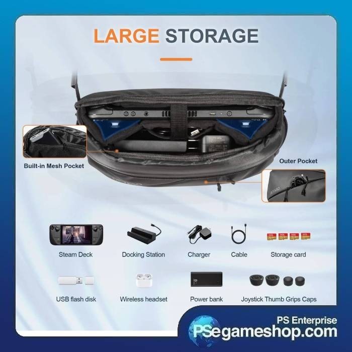 Devaso ASUS ROG Ally Casing TransparentCarrying Case for Steam Deck ...