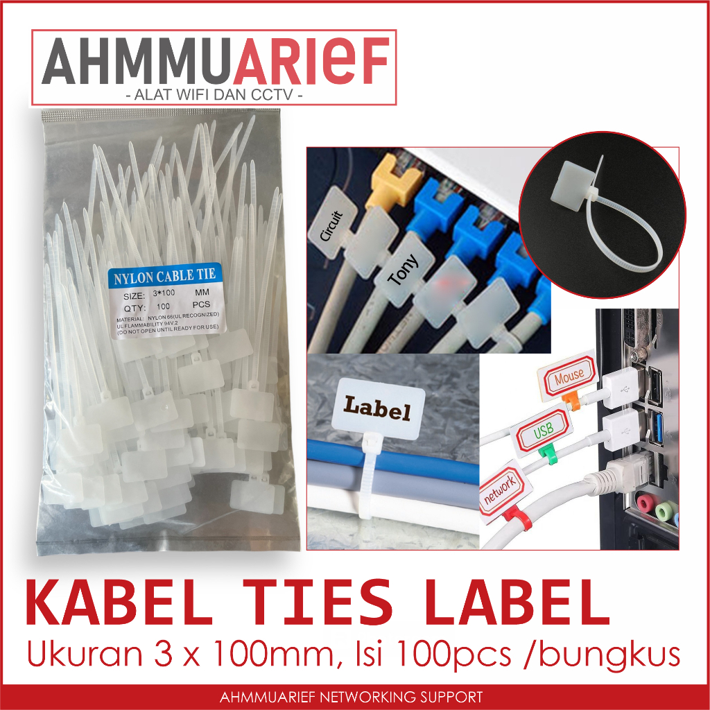 Tis CABLE ROPE TIE TIES CABLE LEBEL MAKER MARKER NAME TAG LABEL BINDING ...