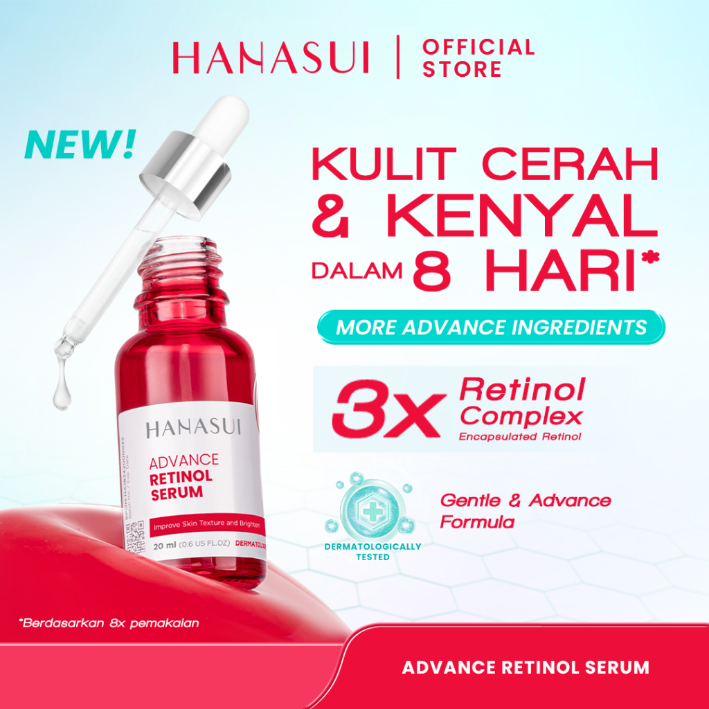 MERAH HANASUI ADVANCE RETINOL SERUM (red) | Shopee Singapore