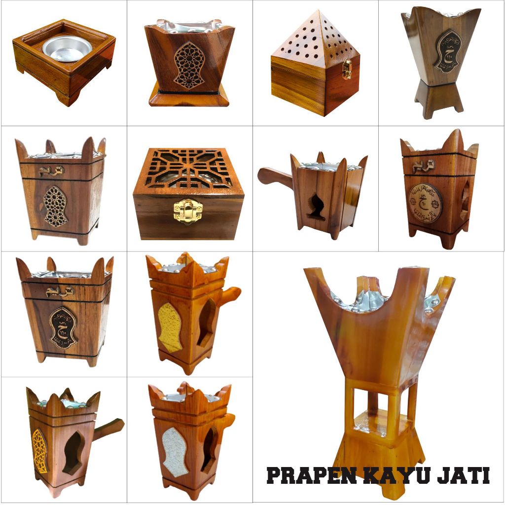 Antique Mabhara Prapen/Teak Wood Buhur Place Incense Holder Bukhur ...