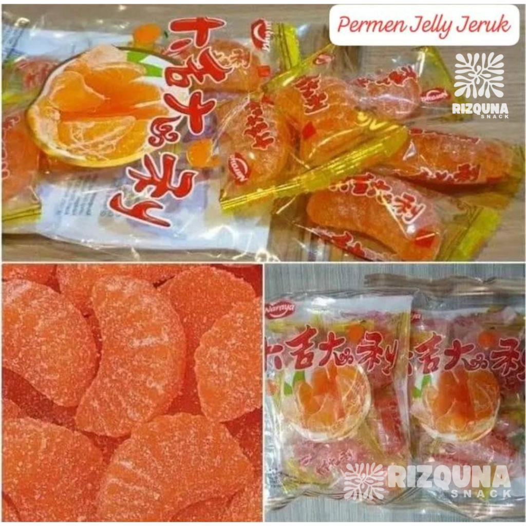 [1 Pack] Naraya Orange Jelly Candy Viral Delicious Children's Favorite ...