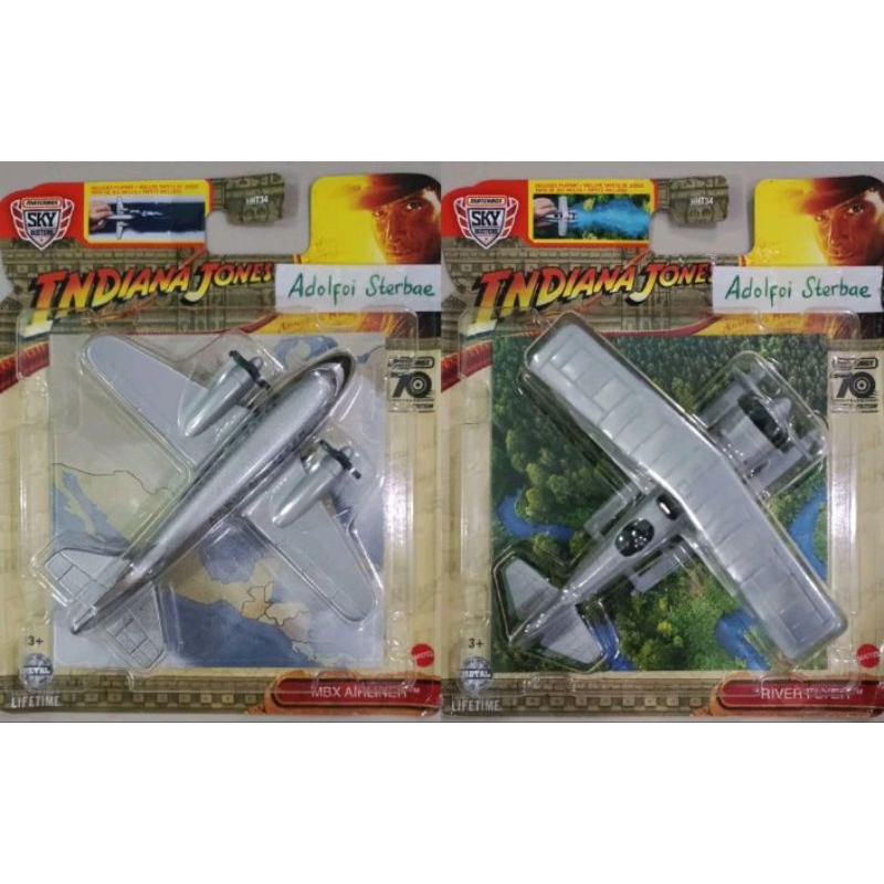Matchbox sky busters skybusters indiana jones mbx airliner river flyer ...