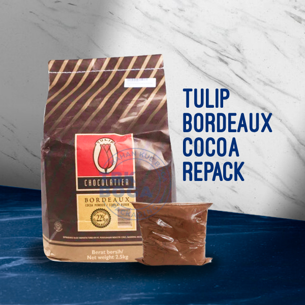 Tulip Bordeaux (250,500 gr) Repack Cocoa Powder Cacao Kokoa Cocoa Dark ...