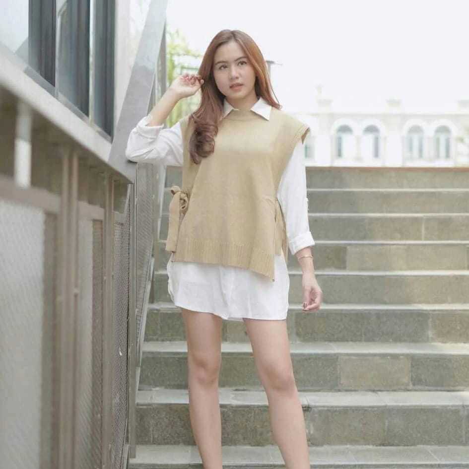 Women's Rope Vest/Andin Premium Vest/Rope Knitting Vest/Rope Vest ...