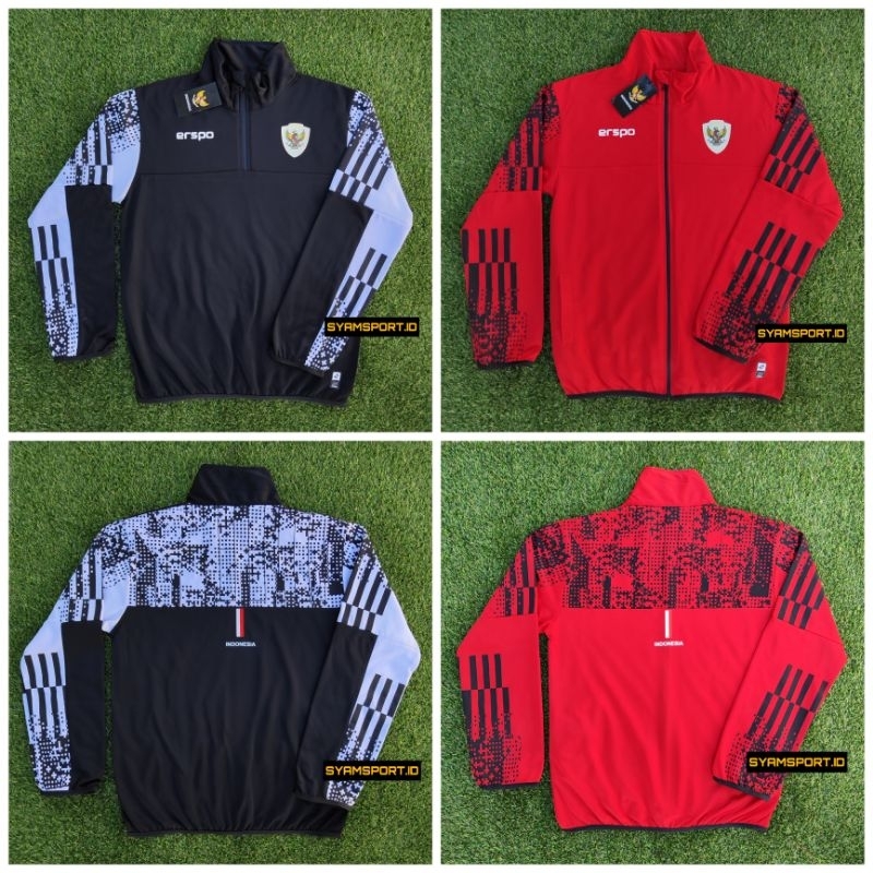 Latest Indonesian National Team Jacket 2024 Grade A with Shiny Embossed ...