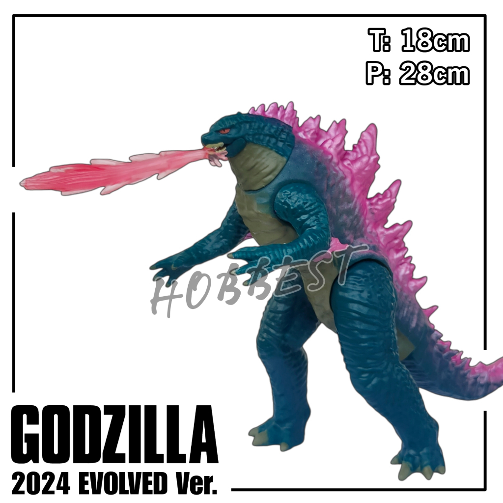 Godzilla 2024 EVOLVED Ver.- Action Figure Monster Kaiju Miniature Toy ...