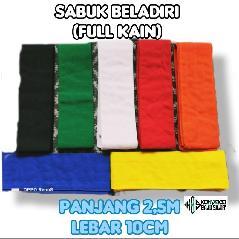 PLAIN PENCAK SILAT BELT 10CM WIDE FULL FABRIC / SILAT BELT | Shopee ...
