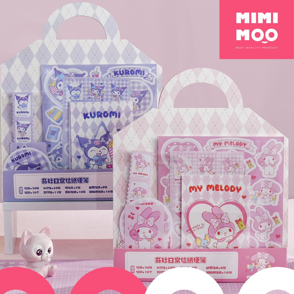 Sanrio Kuromi My Melody Character Scrapbook Sticker Set | Shopee Singapore