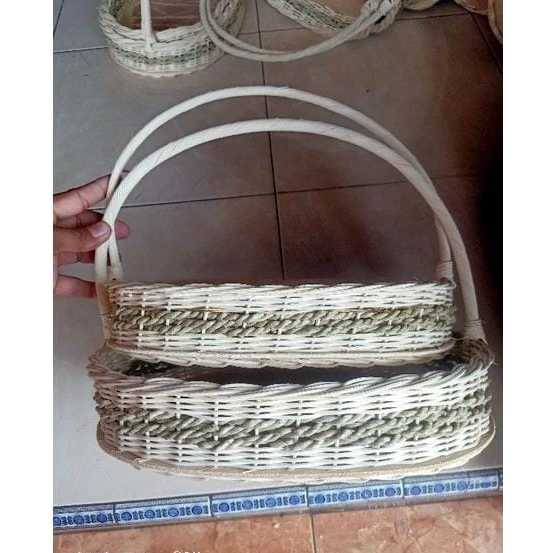 Selling RETAIL PRICES!!! Round Rattan Parcel Basket Premium Natural ...