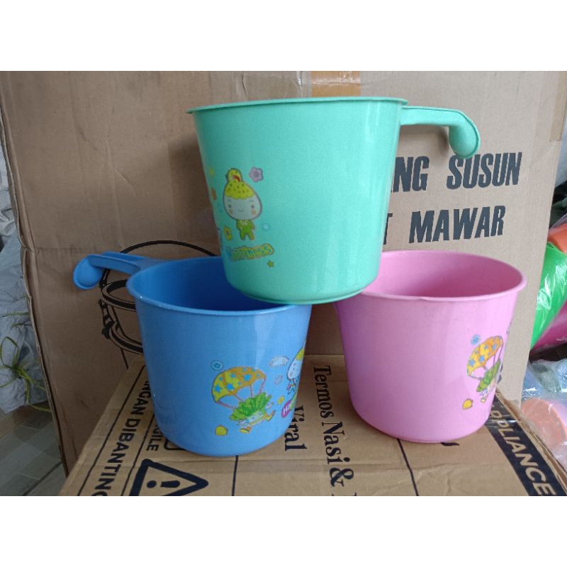 Soft panda star lissy dipper / large plastic dipper / bath water dipper ...