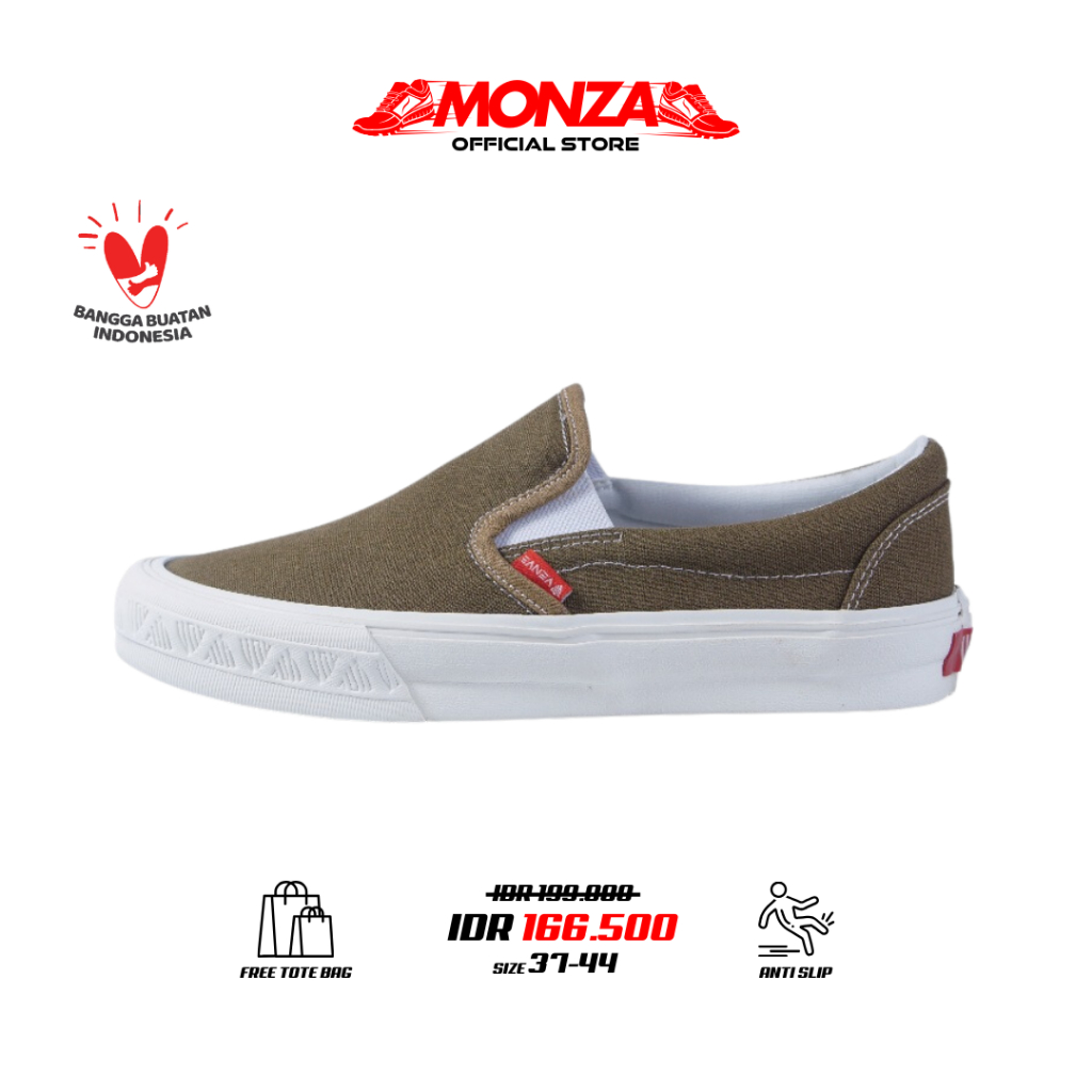 Monza Official X Venve - Original VICTORIUS Brown Slip On Shoes Premium ...