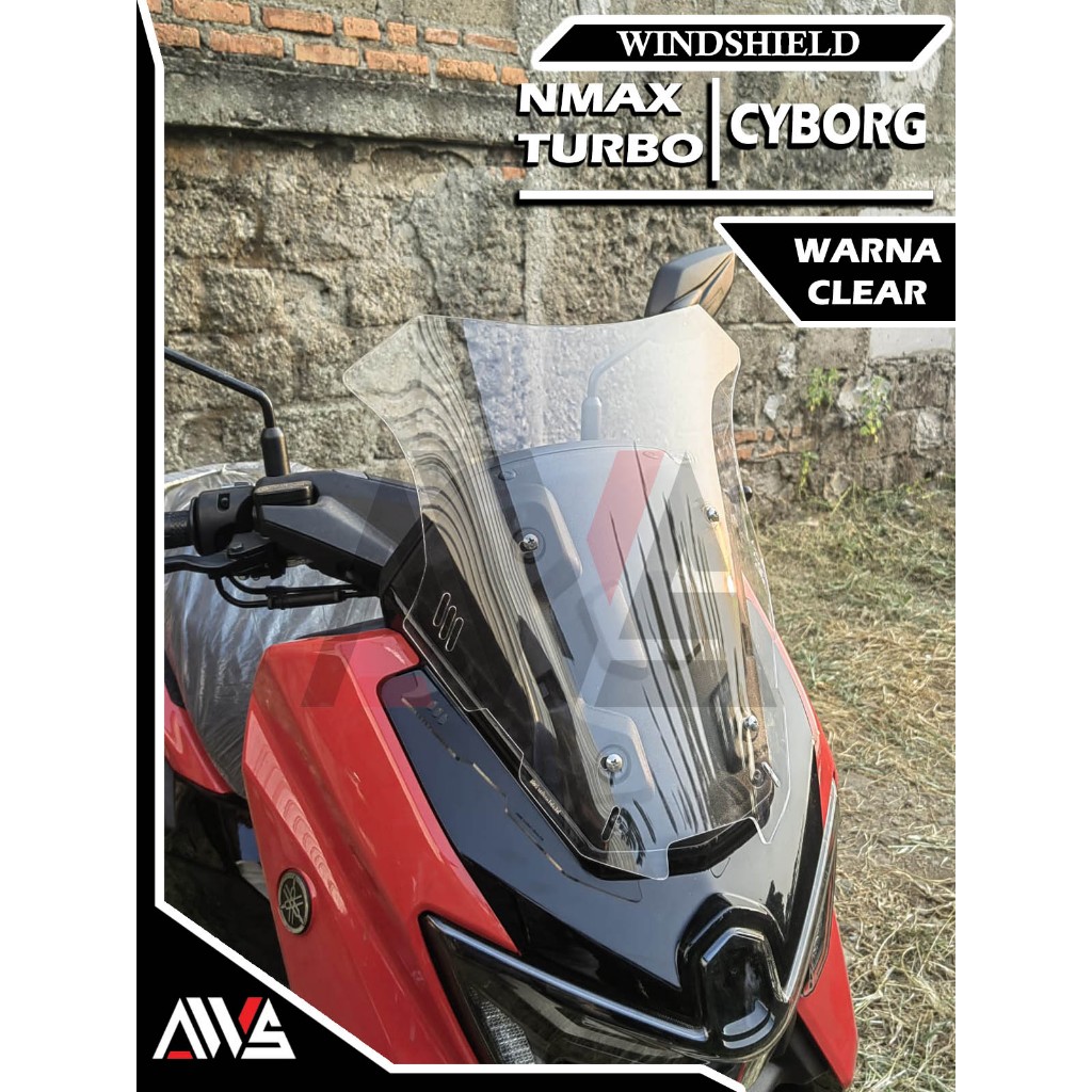 Visor NEW YAMAHA Nmax TURBO 2024 WINDSHIELD Nmax Gen 3 | Shopee Singapore