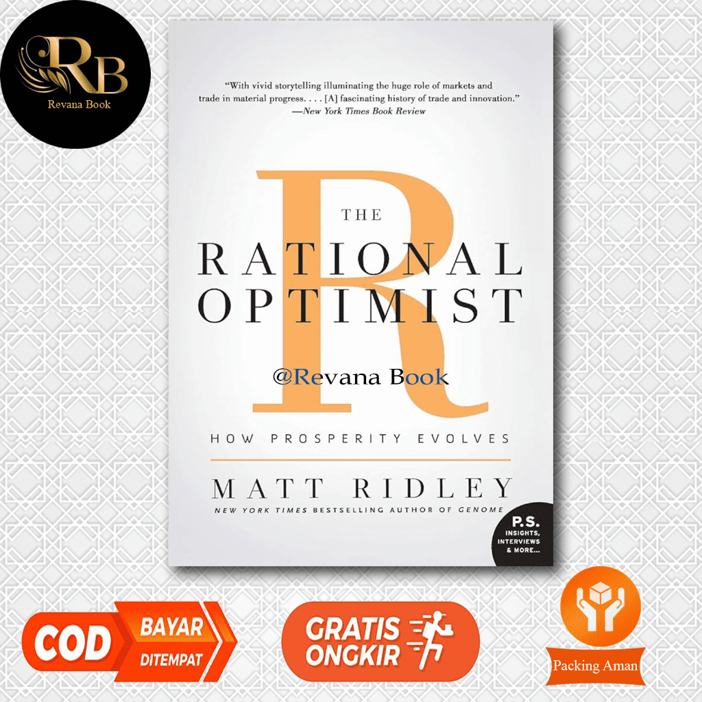 The Rational Optimist By Matt Ridley (English version) | Shopee Singapore
