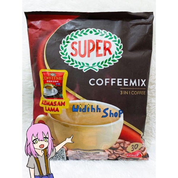 Super Coffeemix 3 in 1 Malaysia 30 Sachets / Kopi Mix 3in1 / Coffee ...