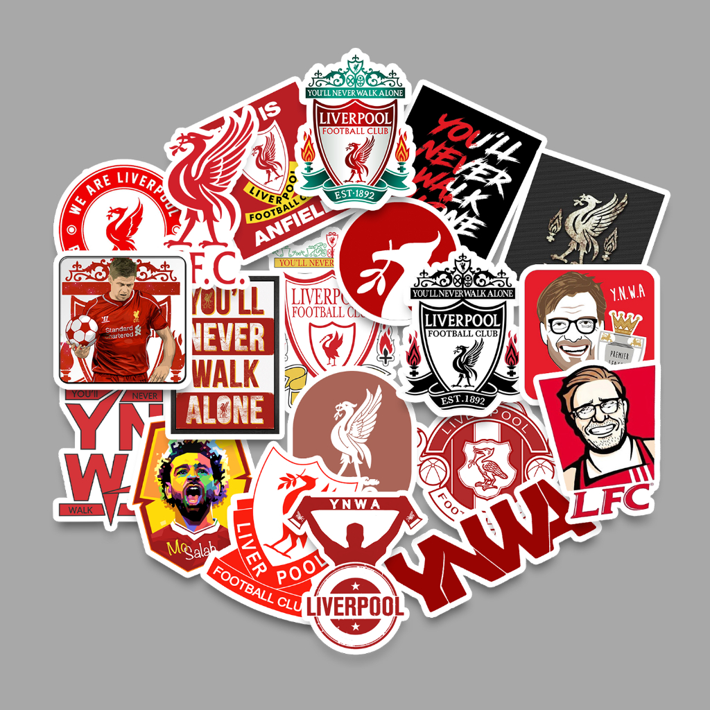 STICKER PACK - LIVERPOOL FC | SUITcase STICKER TUMBLER STICKER HELMET ...