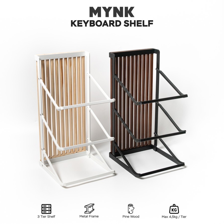 Mynk 3-Tier Keyboard Shelf/Keyboard Stand/Keyboard Tray | Shopee Singapore