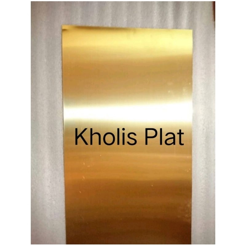 1mm Thick Brass Plate Size (10cm x 10cm) - (36cm x 120cm) | Shopee ...