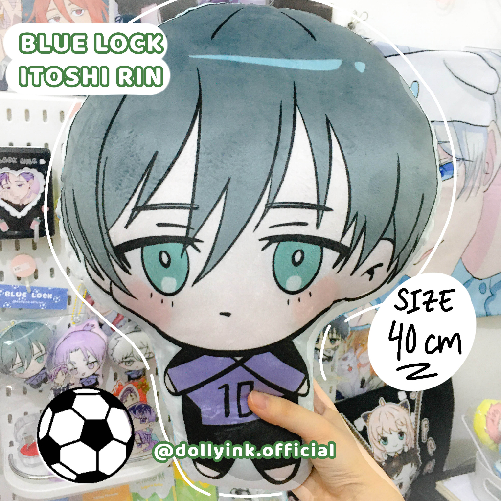 Big PLUSHIE ITOSHI RIN BLUE LOCK BY DOLLYINK.OFFICIAL/PLUSHIE BLUE LOCK ...