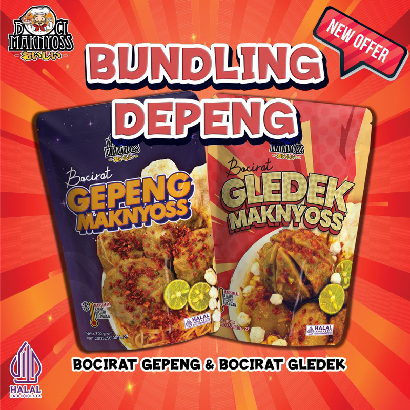 Bundling Depeng Maknyoss (Flat and gledek) | Shopee Singapore