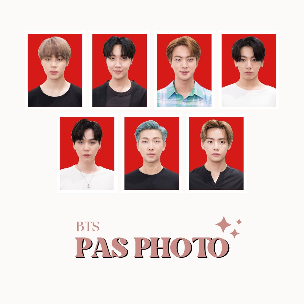 PAS PHOTO BTS 3x4 (PRICE 3 PCS + 2 SIDES LAMINATED) ID PHOTO KPOP IDOL ...