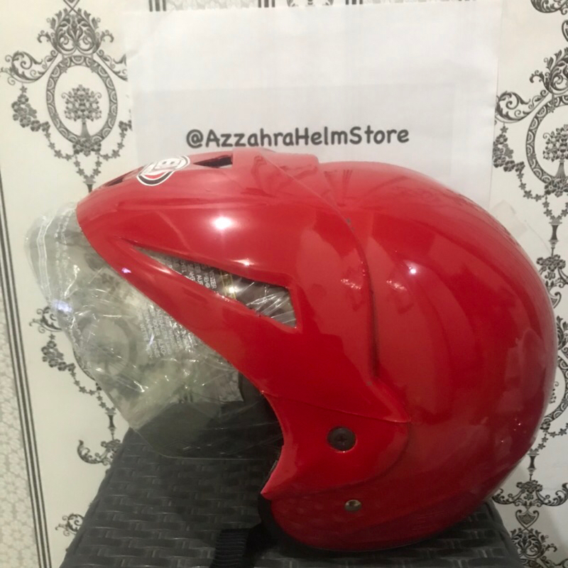 Original SNI Quality Adult Half Face Helmet Guaranteed Anti-Shatter ...
