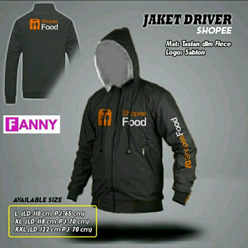 Shopeefood Jacket/SHOPEEFOOD DRIVER Reversible Jacket/Priority Jacket ...