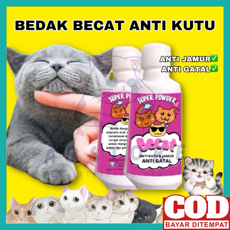 Bebic Powder Cat Dog kitten Anti Flea Fungus Scabies Cat Grooming Cat ...