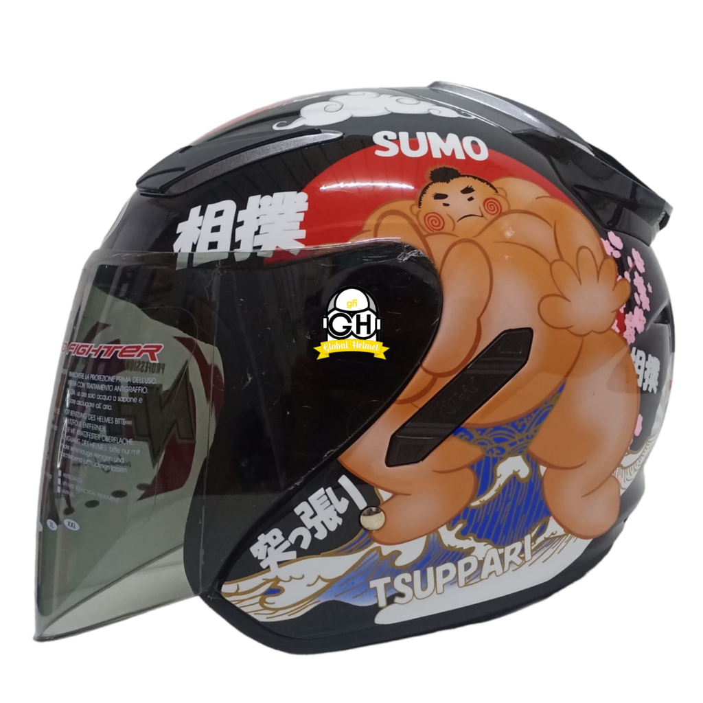 Nhk R1 Single Visor Sumo 1. Helmet | Light Smoke | Shopee Singapore
