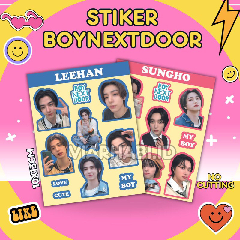 Boynextdoor PASTEL COLORFUL EDITION STICKERS// KPOP STICKERS// FREEBIES ...