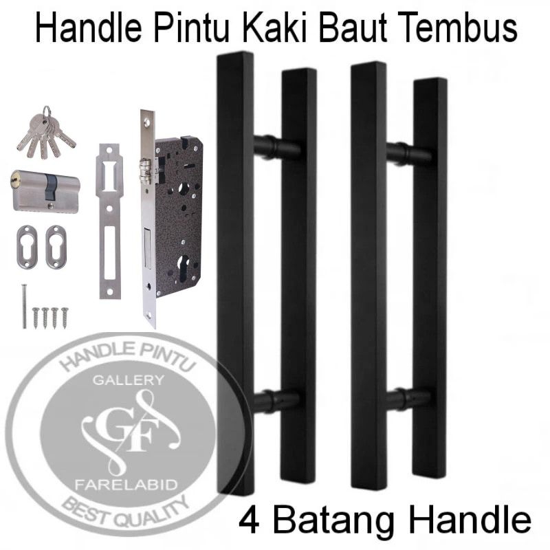 Translucent Bolt Door Handle 60 Cm Tempered Glass Door Handle Lock Set ... Translucent Bolt Door Handle 60 Cm Tempered Glass Door Handle Lock Set ...