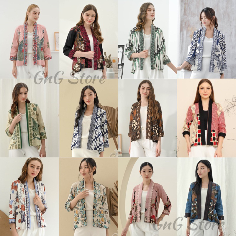 Modern Women's Batik Outer 241/281 Series / Batik Outer / Batik Vest ...