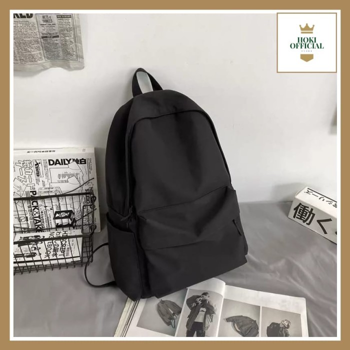 2024 Newest PLAIN Men's College Backpack Backpack, Premium Canvas ...