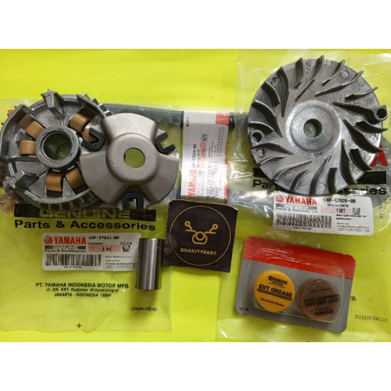 MIO J ROLLER HOUSING PACKAGE + VBELT + FAN + CVT GREASE | Shopee Singapore