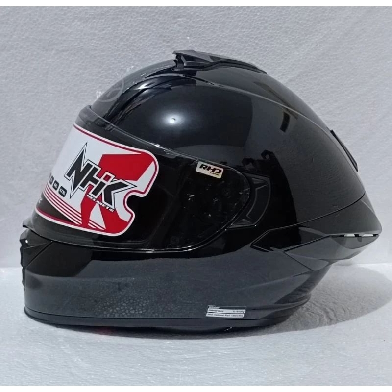 HITAM Nhk MARK 1 ELITE BLACK GLOSSY ORIGINAL | Full FACE MARK HELMET l ...